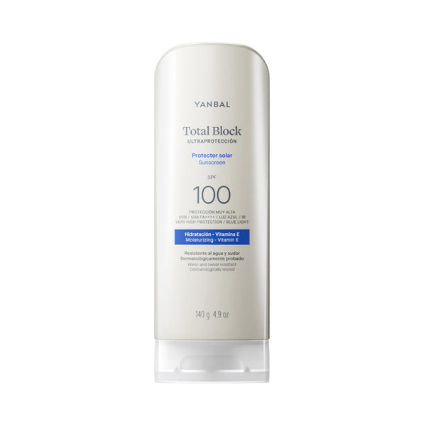 Yanbal Total Block 100 SPF Protector Solar 140g – Larissa Cosmetics